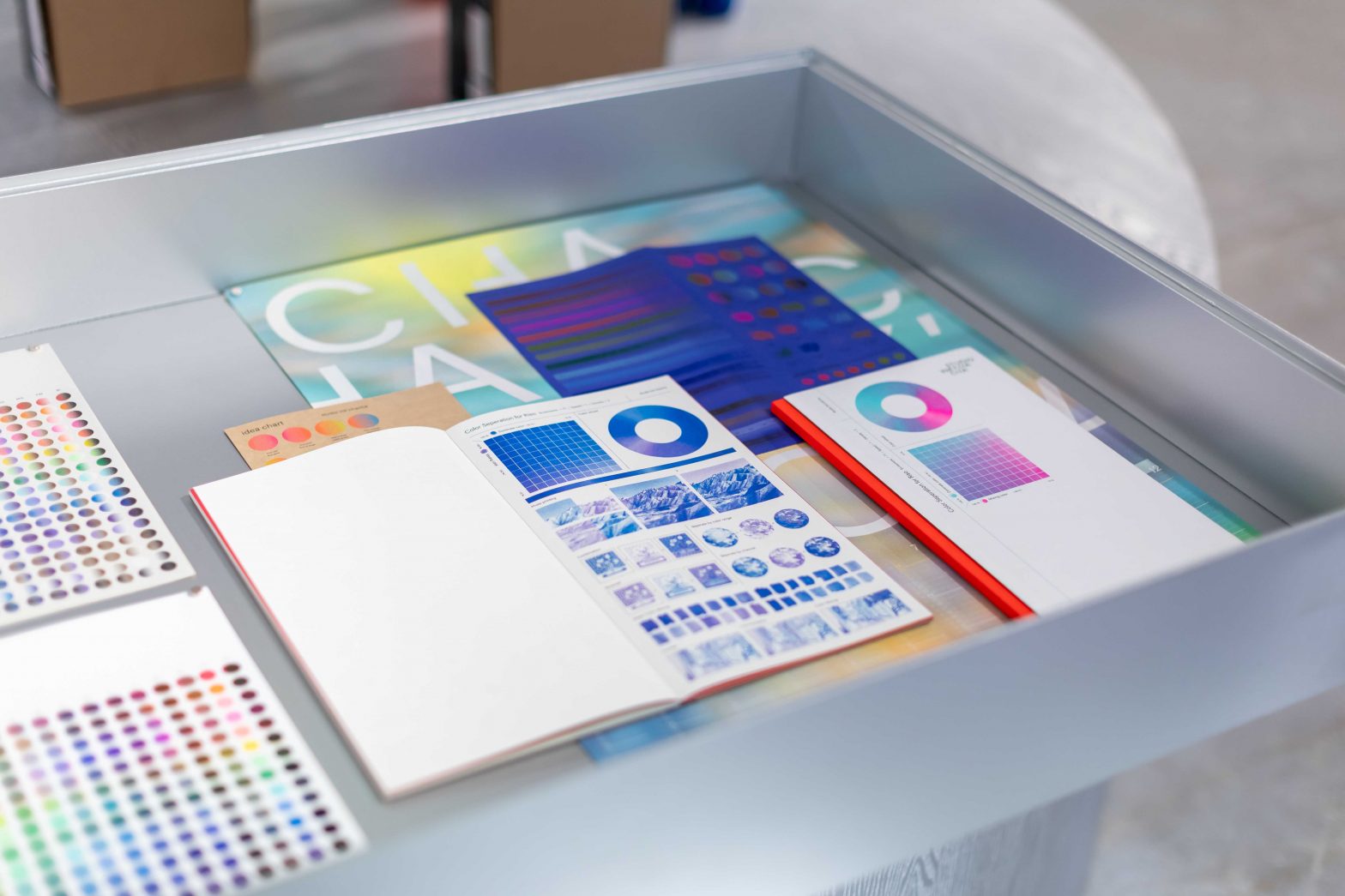 Mix Colour Chart + Gradient Chart For Riso / 3C Neon Wrapping Paper ...